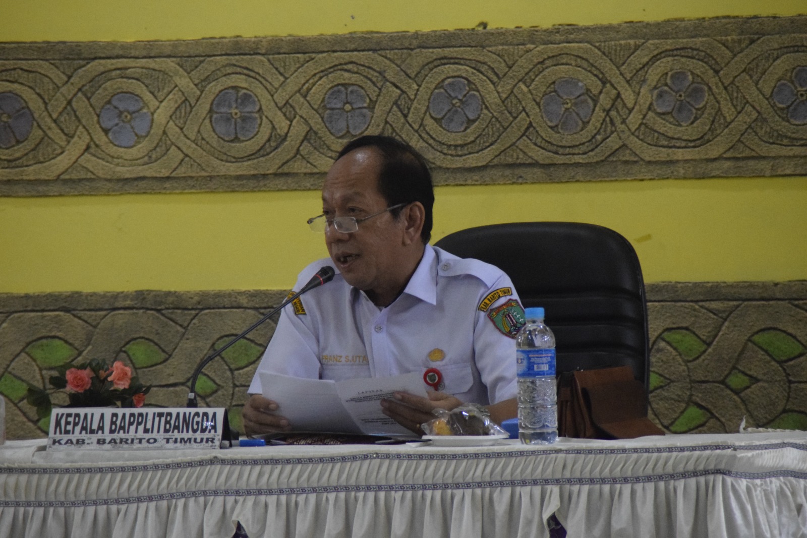 Pj.Bupati Bartim Buka Rakor Penanggulangan Kemiskinan Tahun 2023 – MMC Barito Timur
