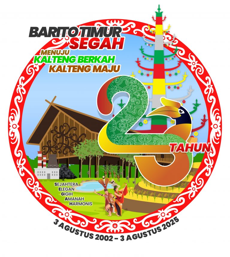 Logo HUT ke-23 Barito Timur Tahun 2025 Resmi Ditetapkan, Barito Timur ...